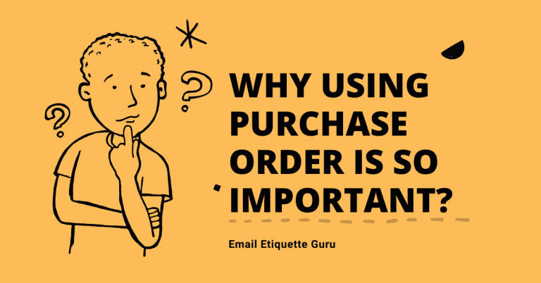 How to ask for a purchase order in an email? – Email Etiquette Guru