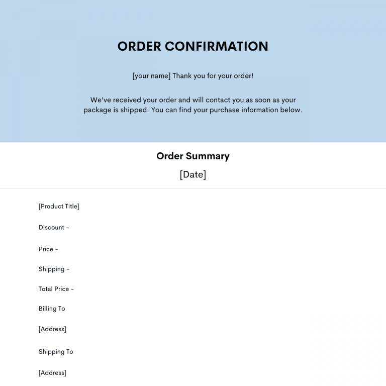 Order via Email - Here's how to write an email to purchase a product?